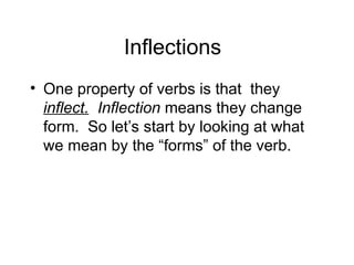 Grammar-1-erg verb of a sentense in english | PPT