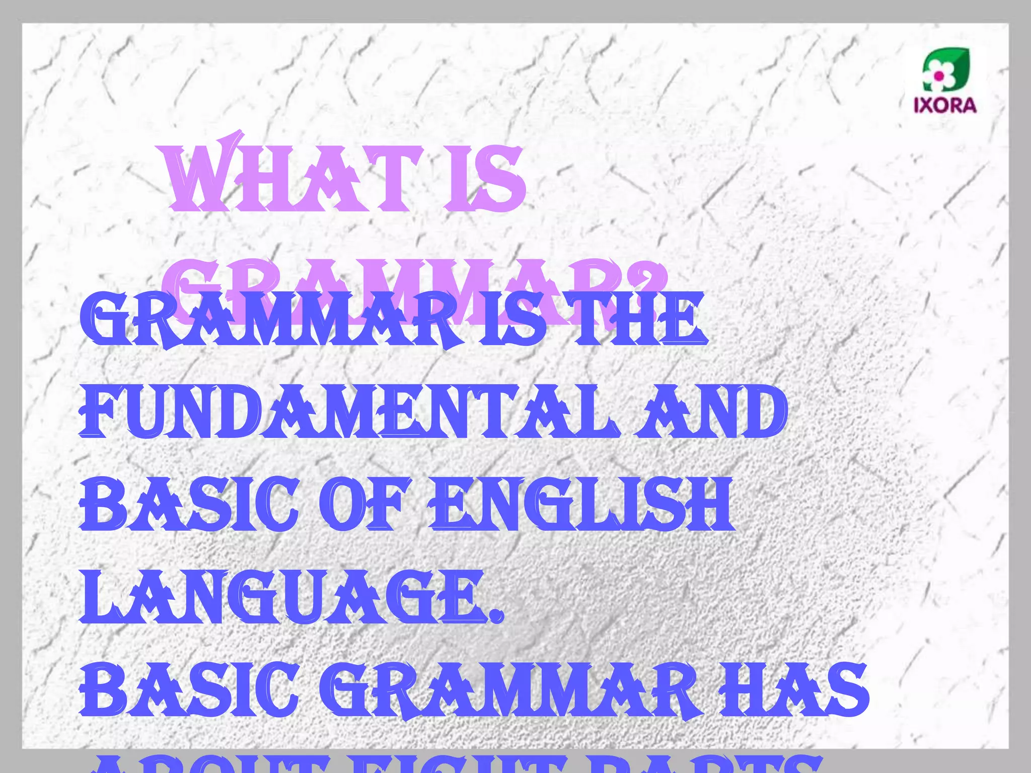 Grammar | PPTX
