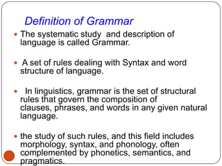 Grammar | PPT