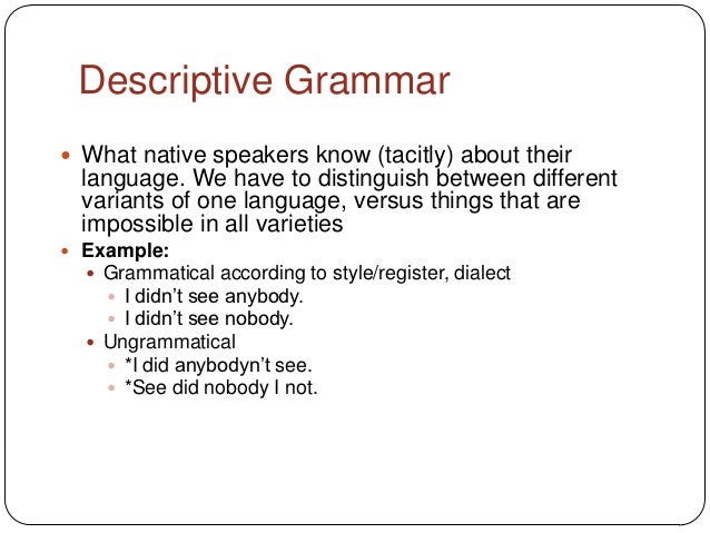 grammar