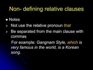 Relative clauses | PPT