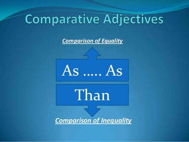 Grammar Structure - Comparative Adjectives