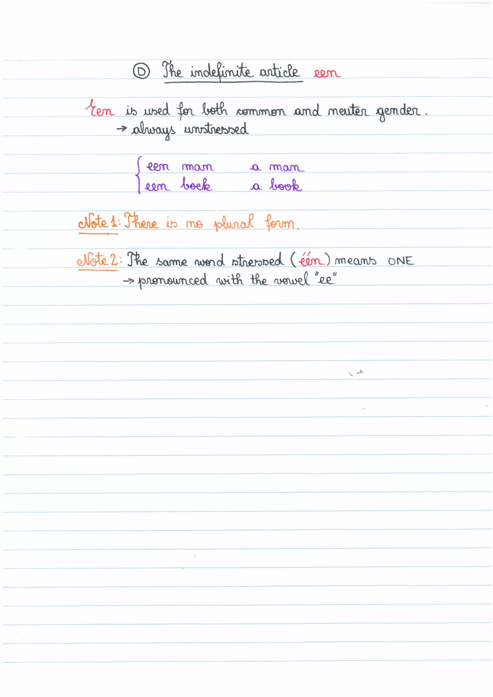The grammar of The Dutch language - part 1 | PDF