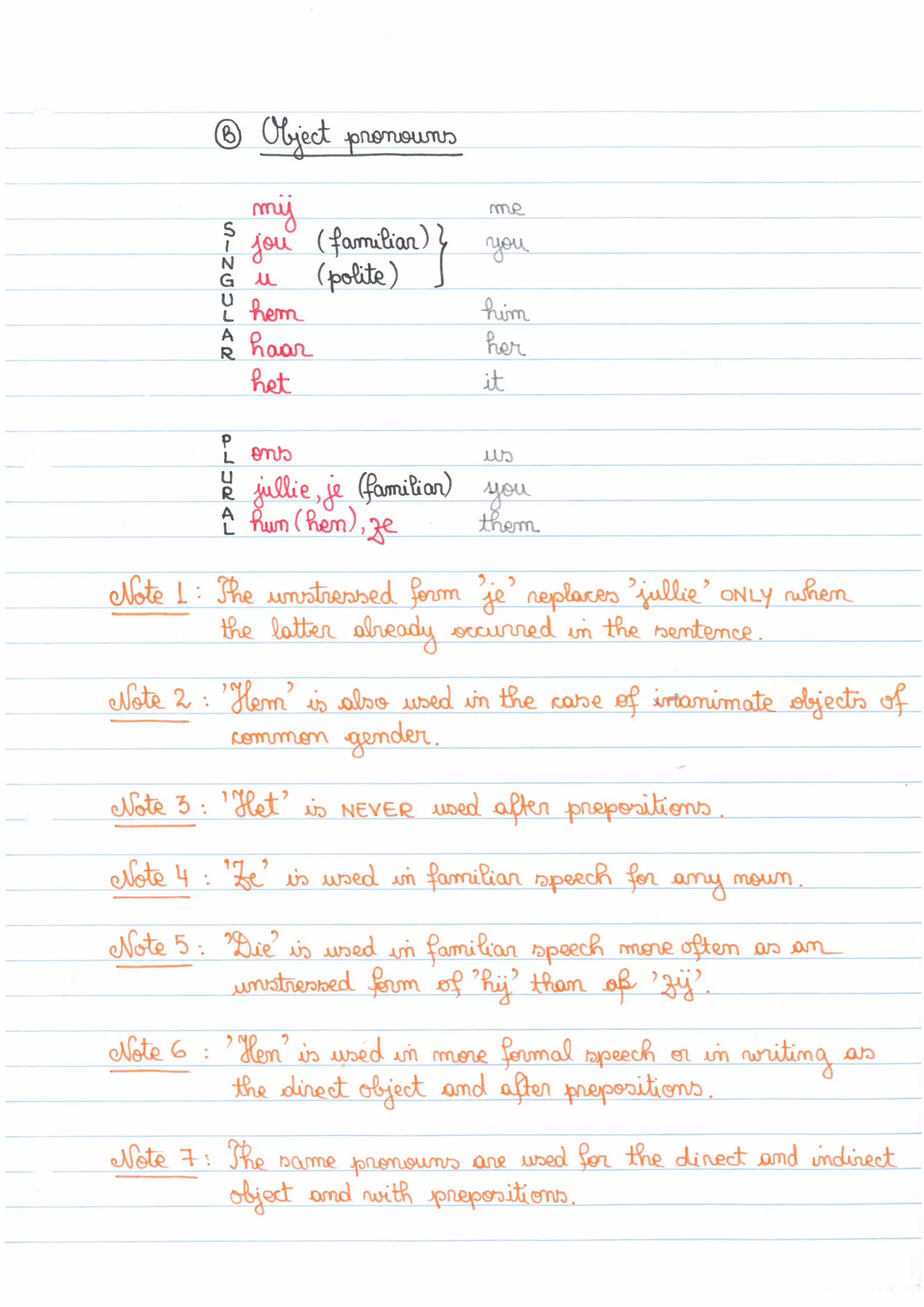 The grammar of The Dutch language - part 1 | PDF