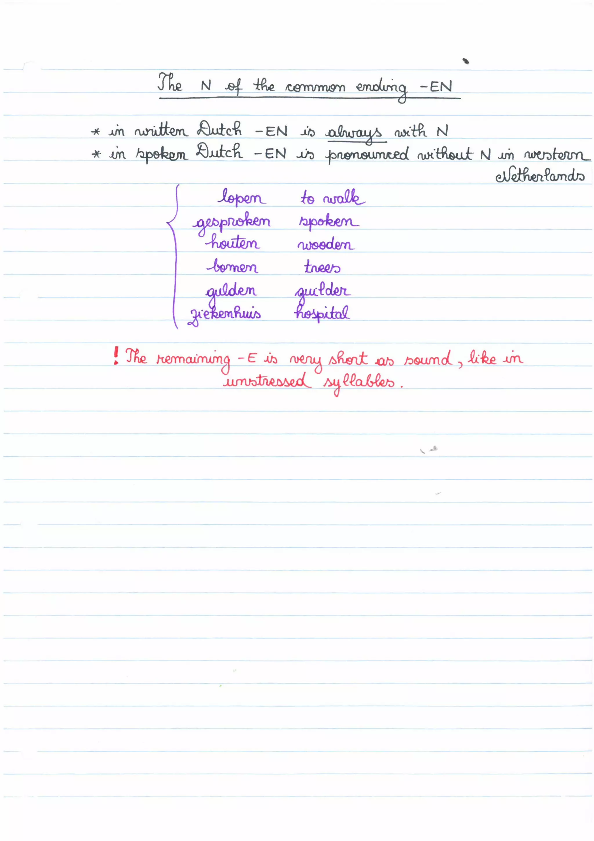 The grammar of The Dutch language - part 1 | PDF