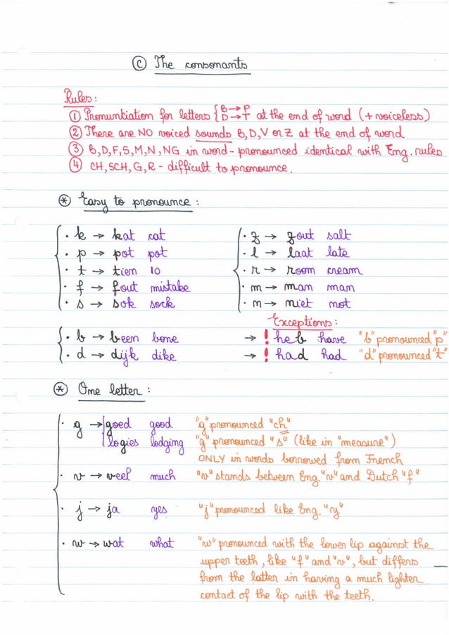 The grammar of The Dutch language - part 1 | PDF