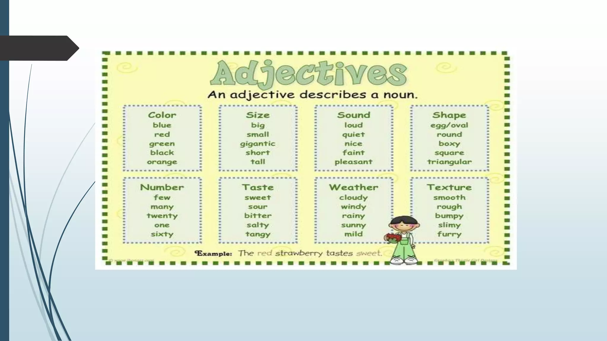 Slideshow Grammar(Adjectives) | PPTX