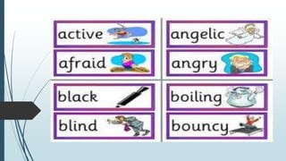 Slideshow Grammar(Adjectives) | PPTX