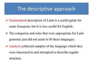 Applied Linguistics "Grammar" | PPT