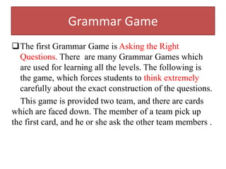 Teaching Methodology " Teaching Grammar" | PPTX