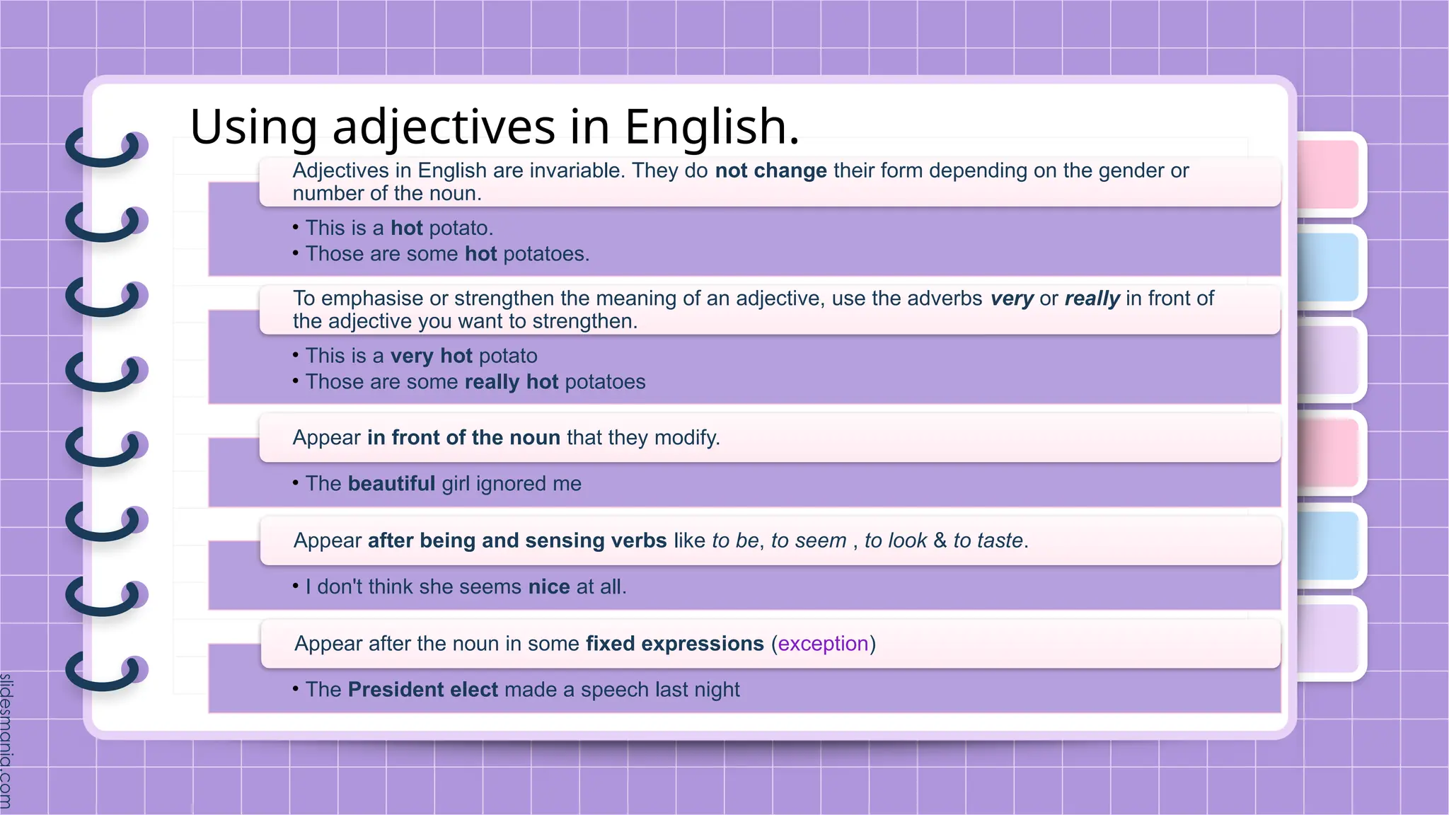 Grammar in sentence 23 CONJUNCTION, PREPOSITION, VERB, ADJECTIVE, NOUN ...