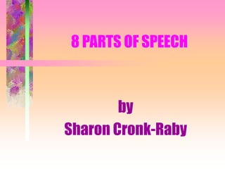 Overview of Eight Parts of Speech in english.ppt