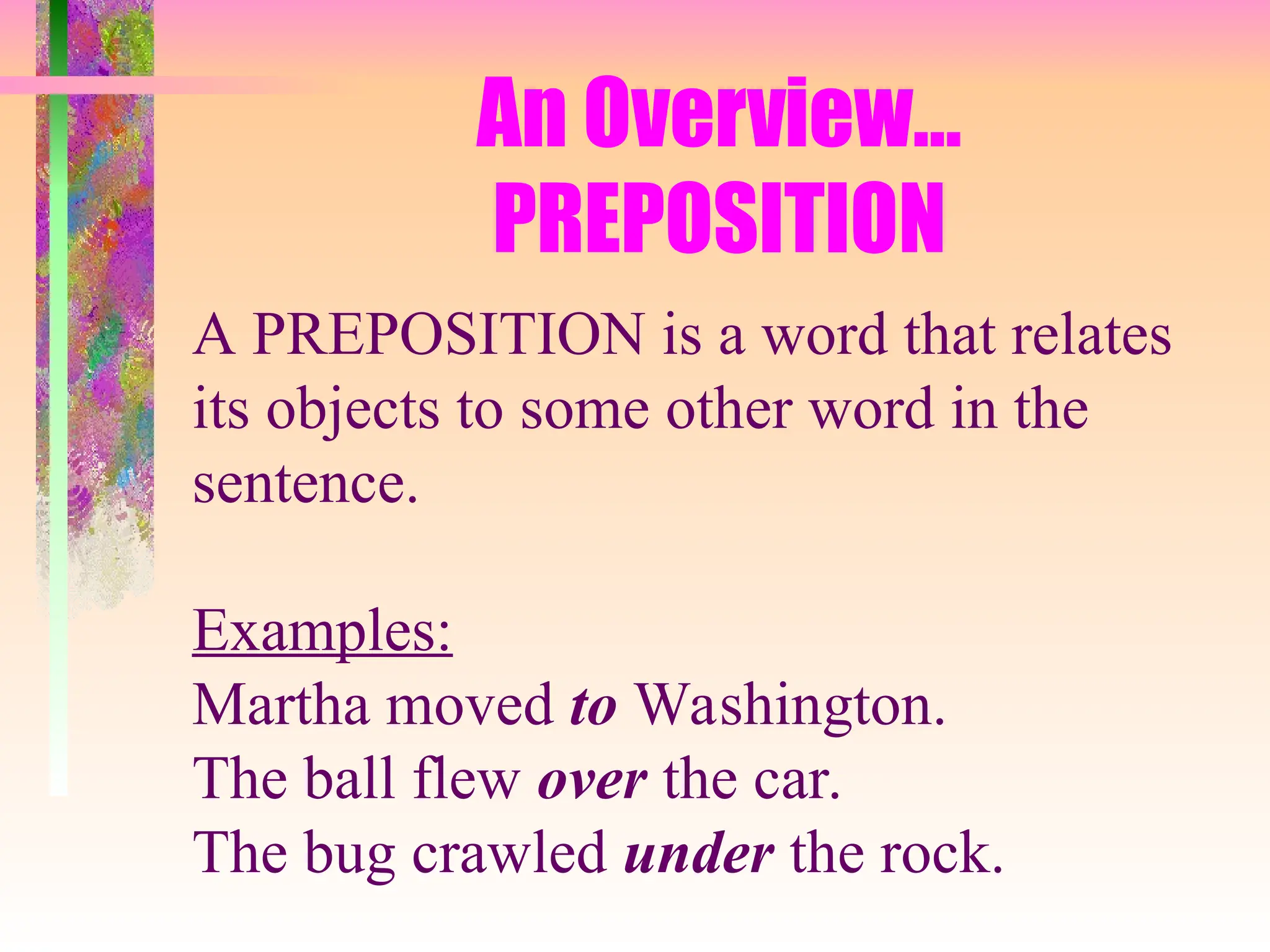 Grammar - 8 Parts of Speech Basic English | PPT