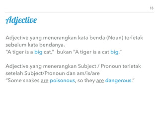 Grammar - Adjective SMP MTs | PDF