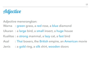 Grammar - Adjective SMP MTs | PDF