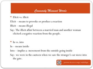 Grammar-and-Correct-Usage.powerpoint presentation | PPTX