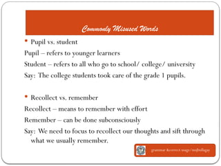 Grammar-and-Correct-Usage.powerpoint presentation | PPTX