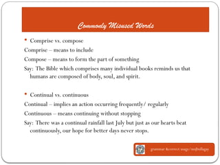 Grammar-and-Correct-Usage.powerpoint presentation | PPTX