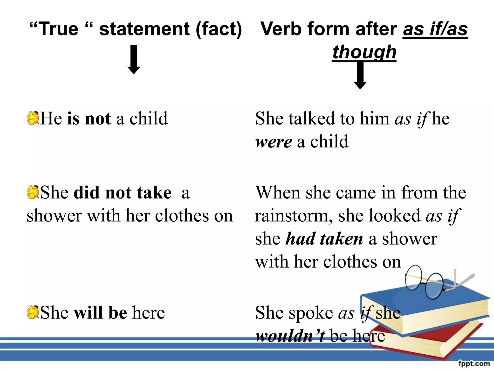 Grammar as-if | PPTX