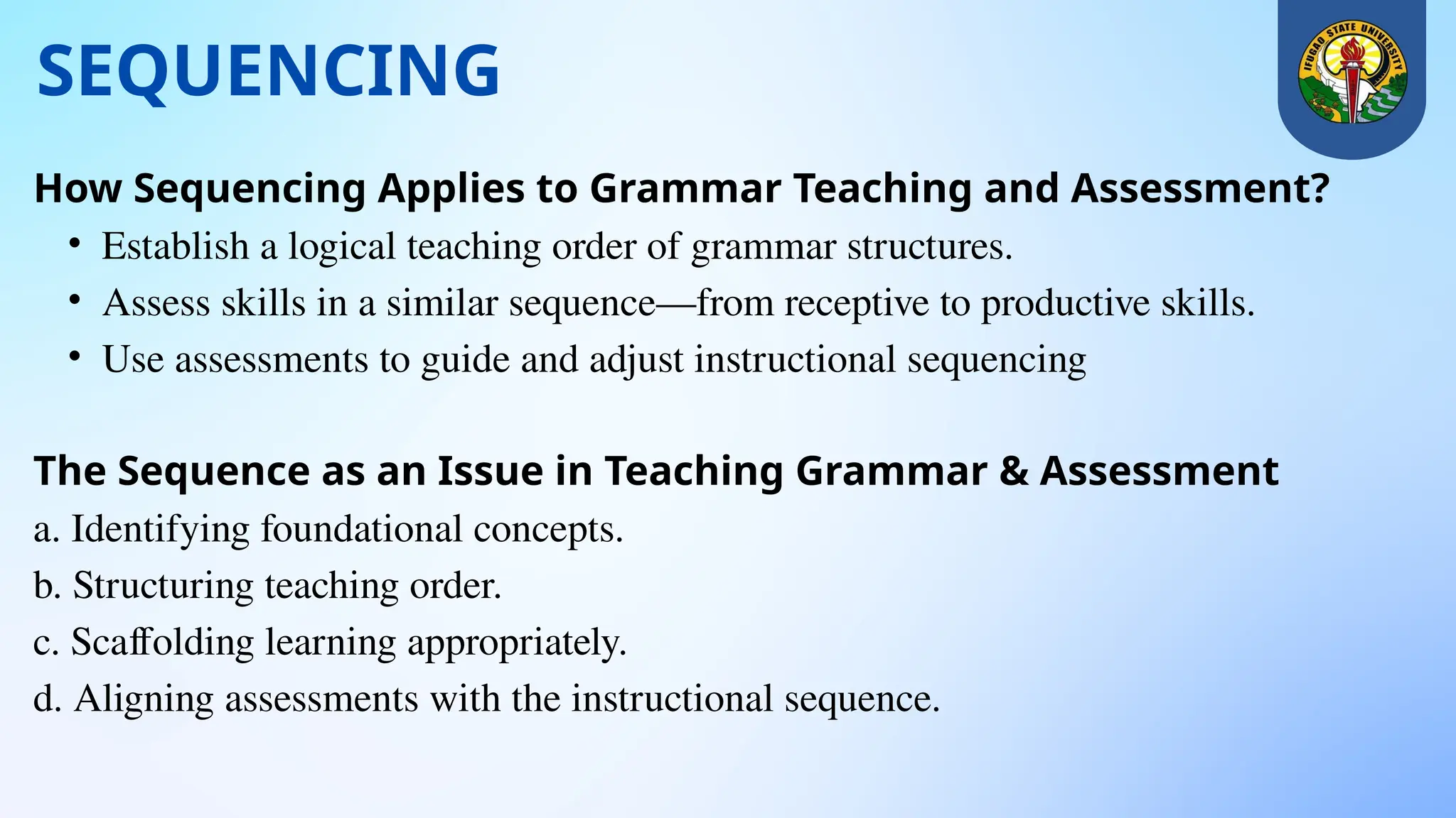 Teaching and Assessment of Grammar Chapter 2..pptx