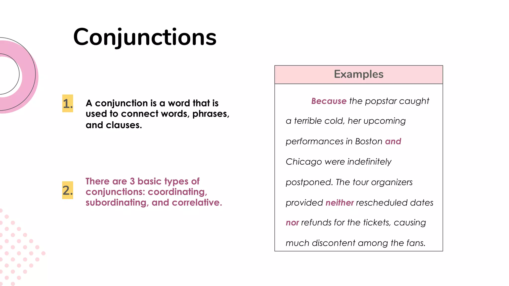 Grammar - Clauses & Conjunctions | PPT