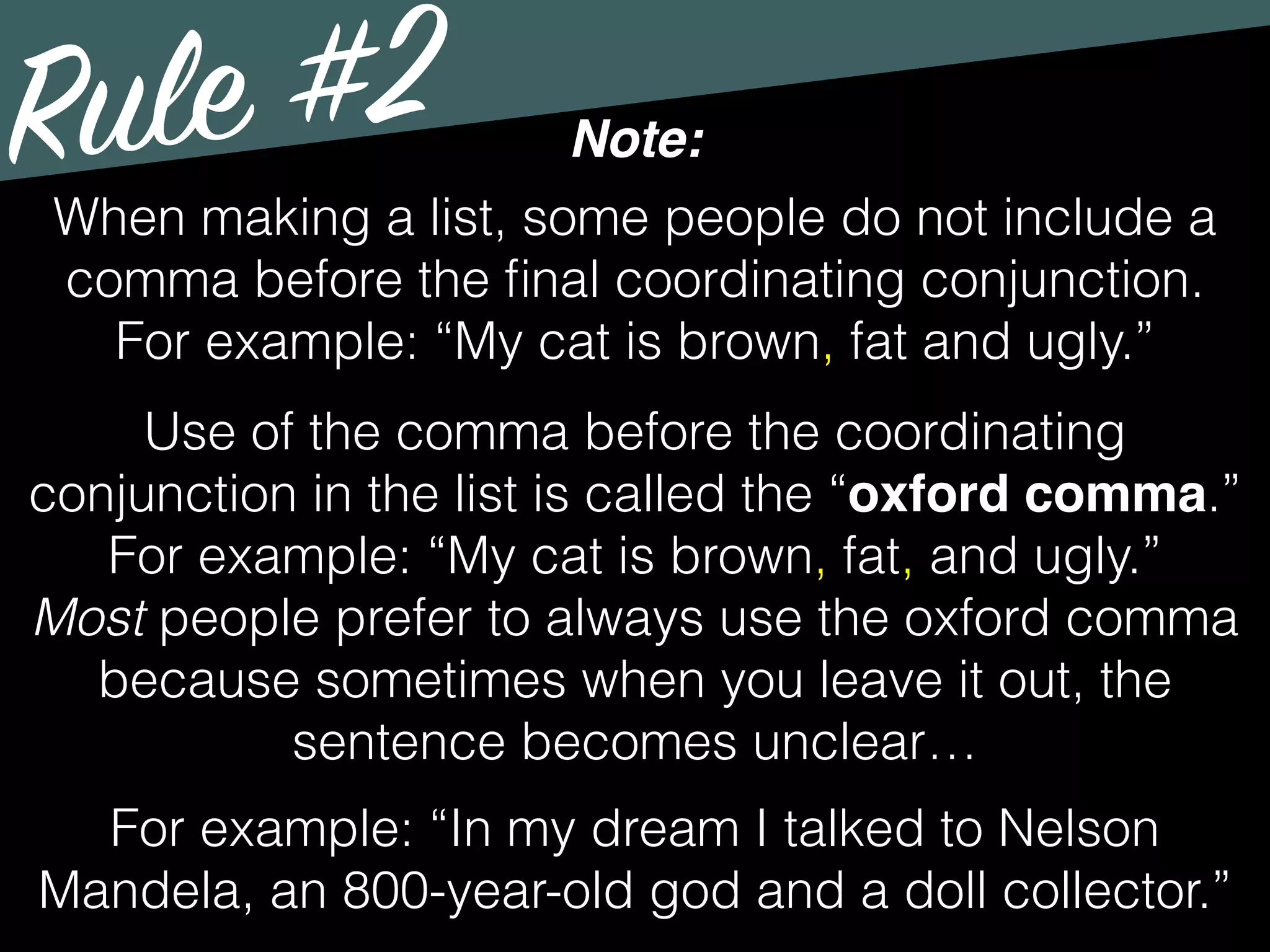 Grammar - Comma Use | PDF