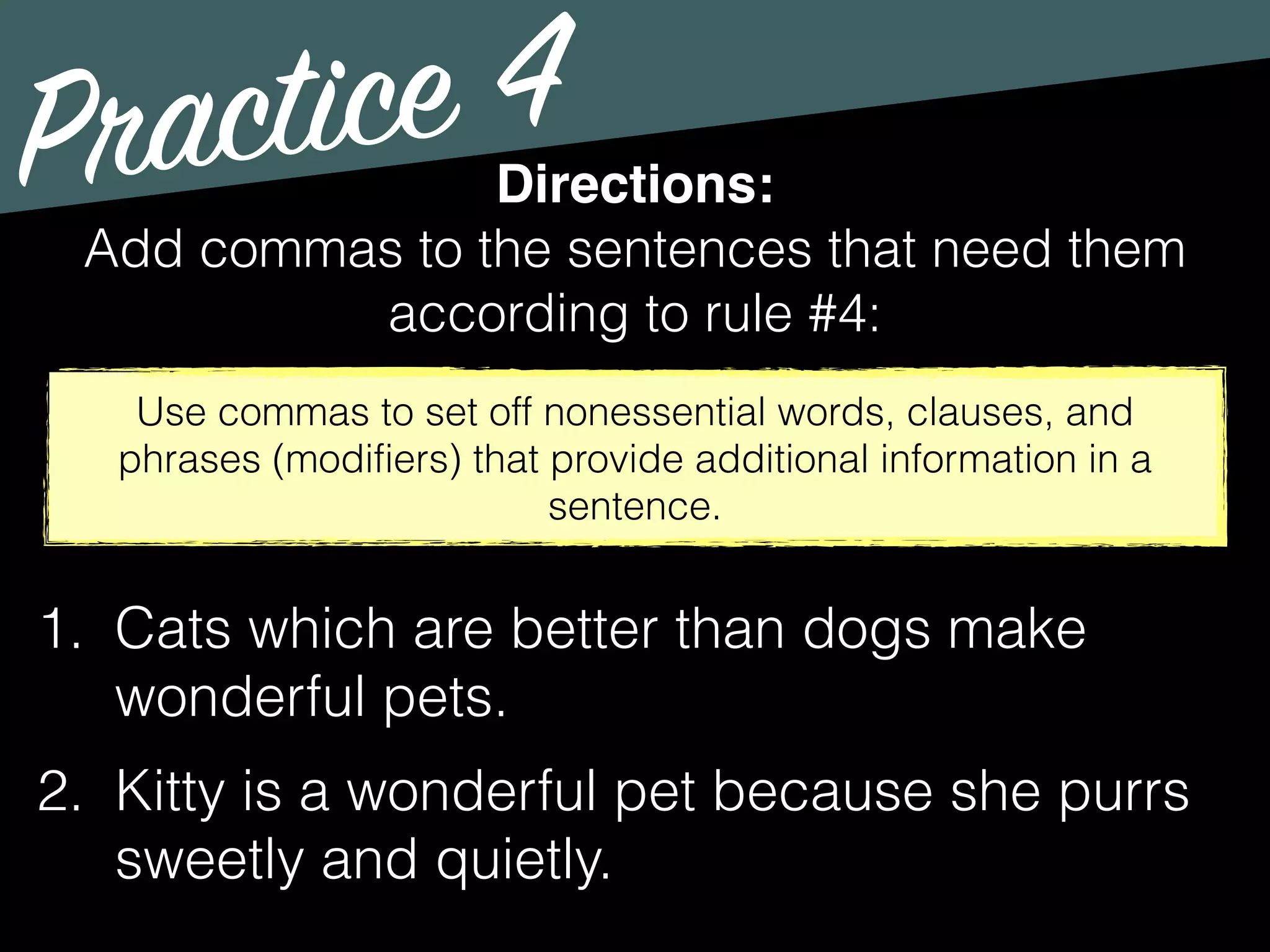 Grammar - Comma Use | PDF