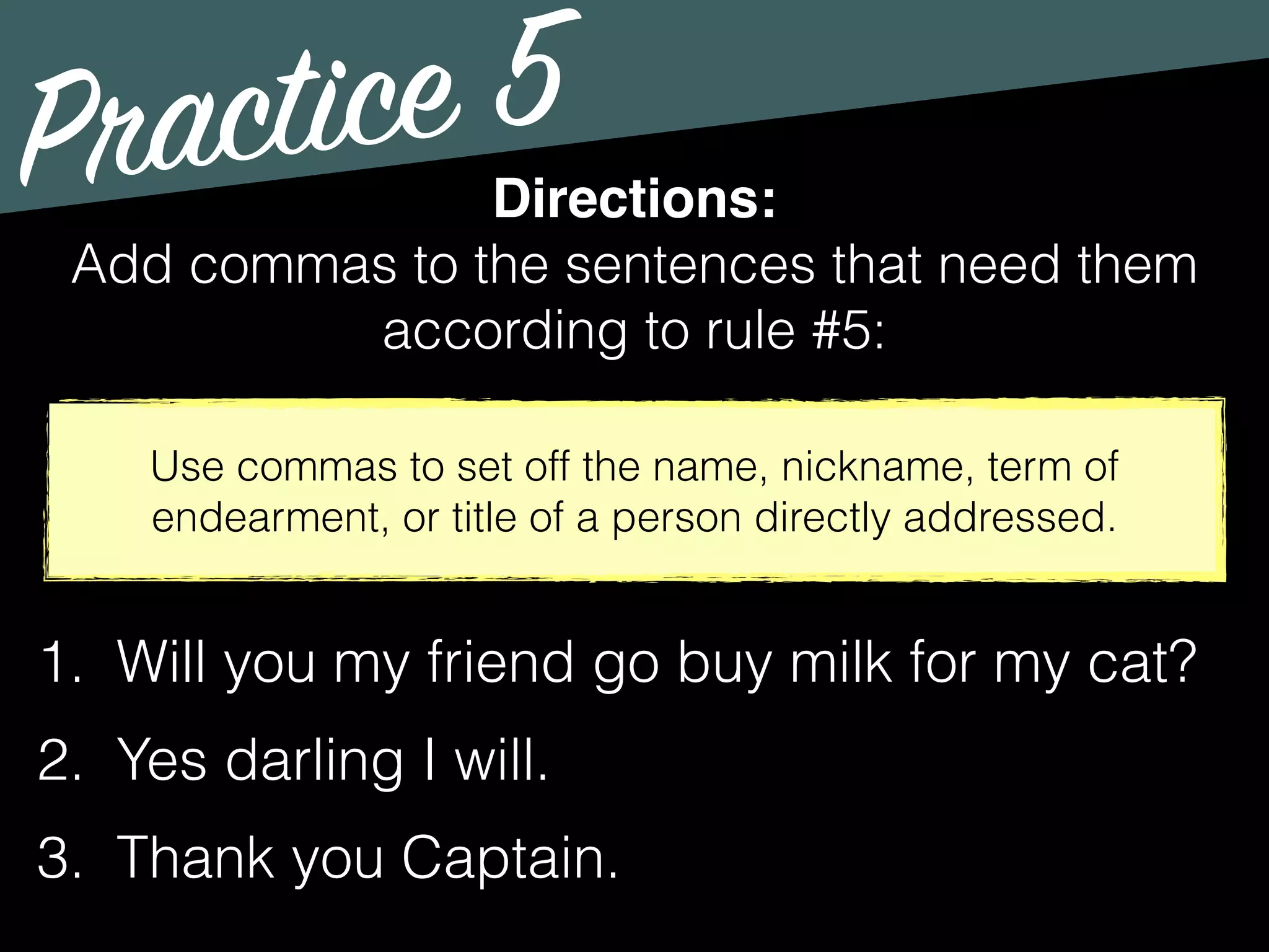 Grammar - Comma Use | PDF