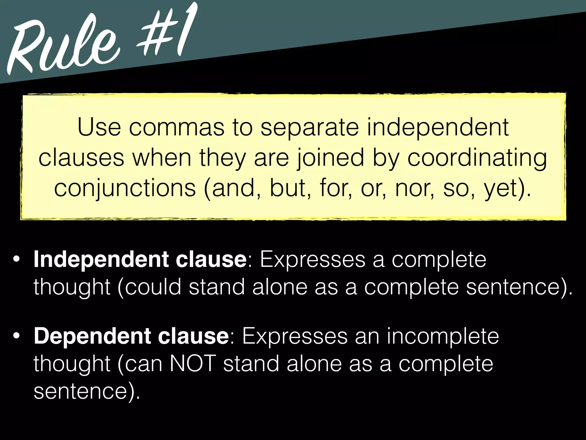 Grammar - Comma Use | PDF