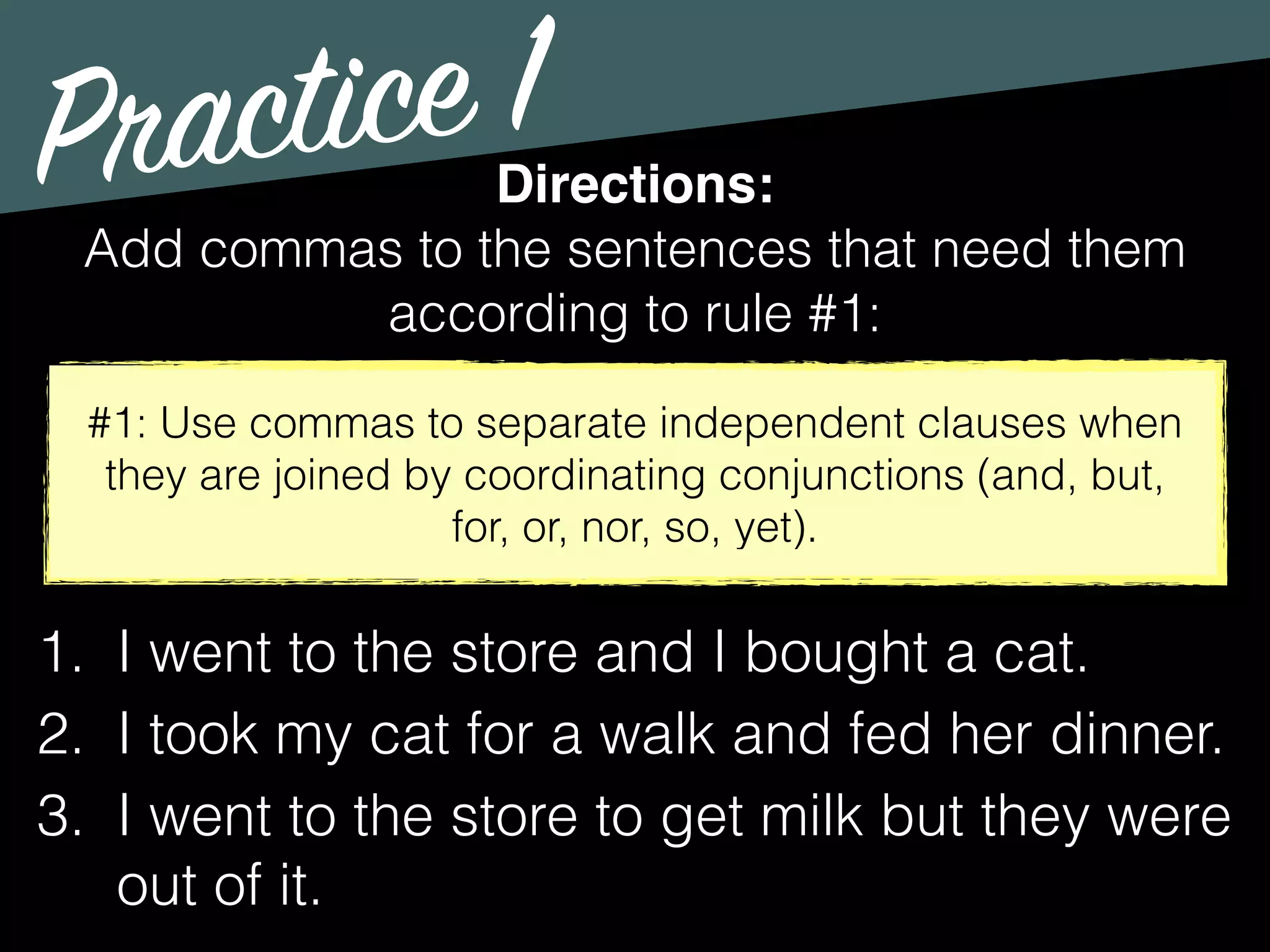 Grammar - Comma Use | PDF