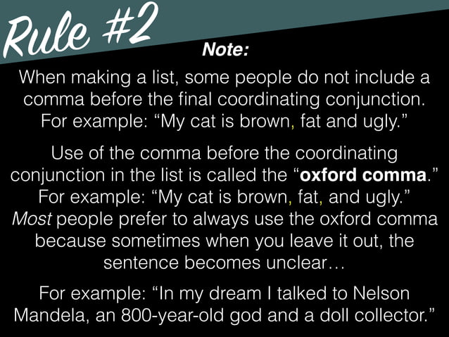 Grammar - Comma Use | PDF