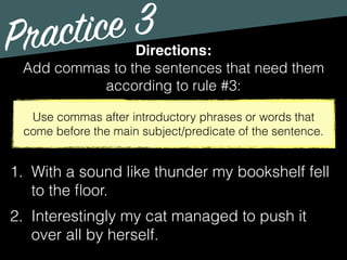 Grammar - Comma Use | PDF