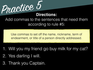 Grammar - Comma Use | PDF