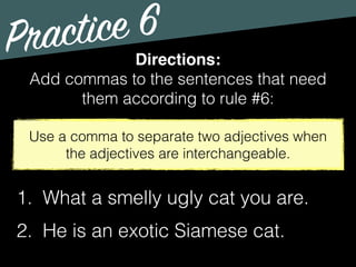 Grammar - Comma Use | PDF