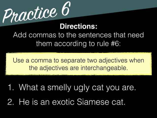 Grammar - Comma Use | PDF