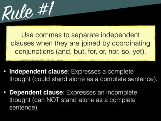 Grammar - Comma Use | PDF