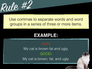 Grammar - Comma Use | PDF