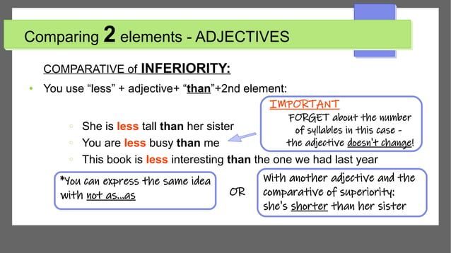 Grammar comparing in english - comparatives - b1 | PDF