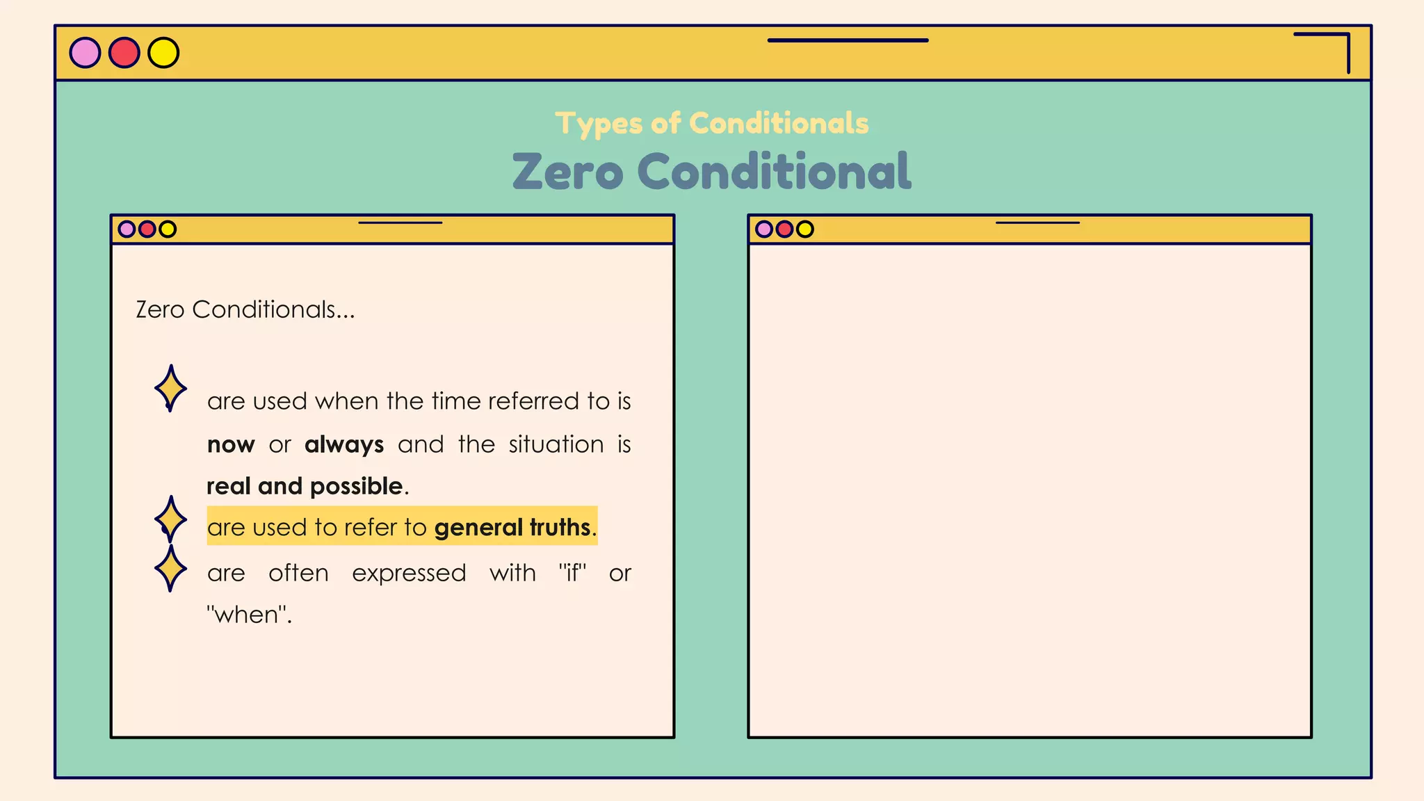 Grammar - Condiitonals (zero, first, second, and third conditionals) | PDF