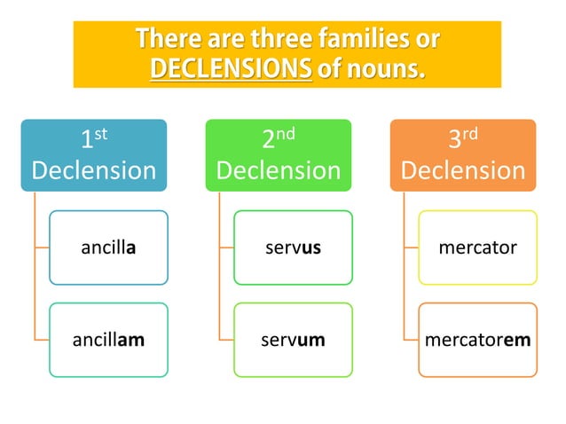Latin Grammar - declensions | PDF