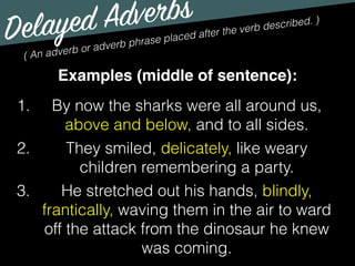 Delayed Adjectives and Adverbs | PDF