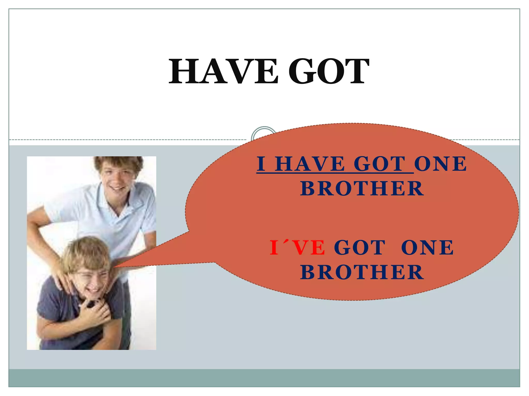 Grammar. have got | PPT