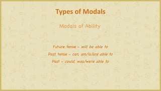 Grammar - modals | PDF