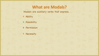 Grammar - modals | PPT
