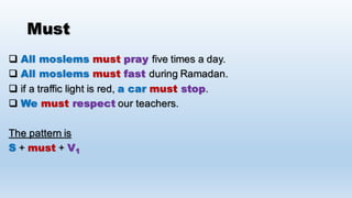 Grammar - MUST and MUSTN'T | PDF