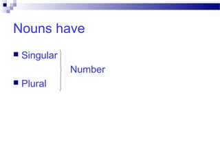 Grammar number | PPT