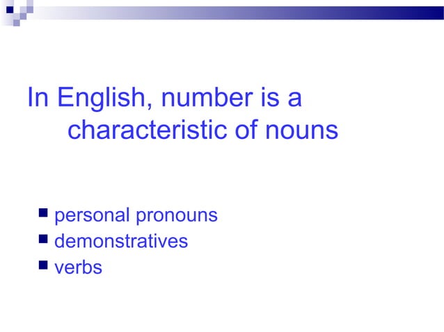 Grammar number | PPT
