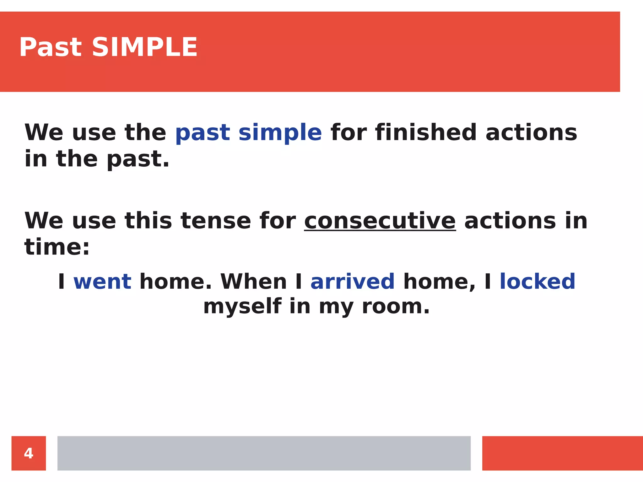 Past tenses in English: past simple, past continuous, past perfect - B1 ...
