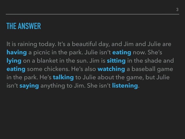 Grammar - Present Continuous Tense a.k.a. Present Progressive | PDF