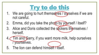 Grammar - Pronouns for the beginners level. suitable for all ages. | PPTX